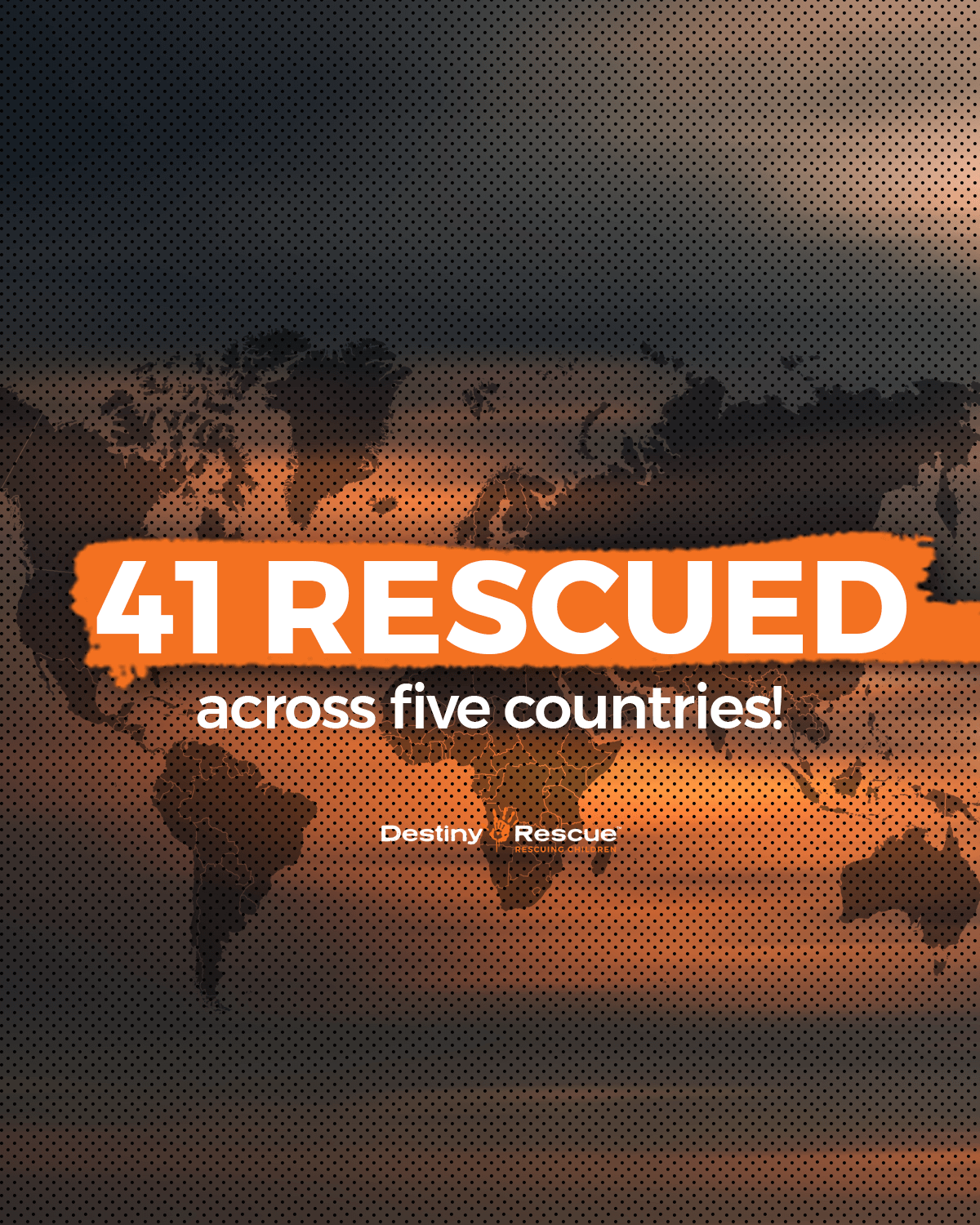 41 rescued across five countries! - Destiny Rescue | Destiny Rescue