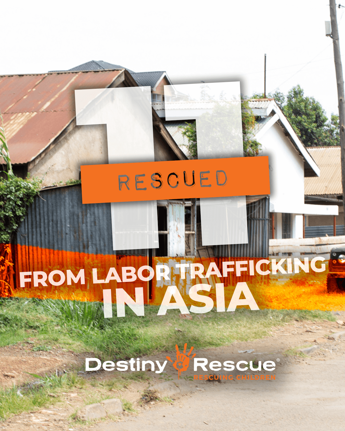 11 Rescued from Labor Trafficking in Asia - Destiny Rescue | Destiny Rescue