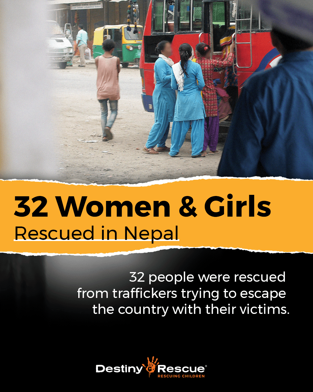 32 Women and Girls Rescued in Nepal - Destiny Rescue | Destiny Rescue